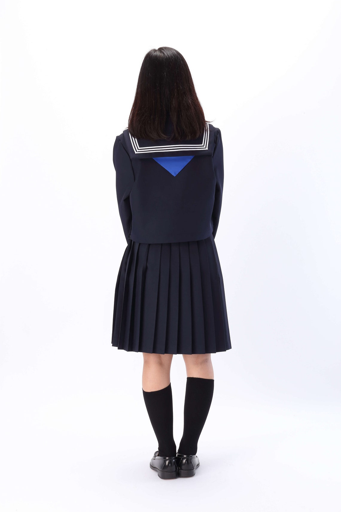 JK School Uniform WINTER: Sailor Type Traditional Japanese High School ...