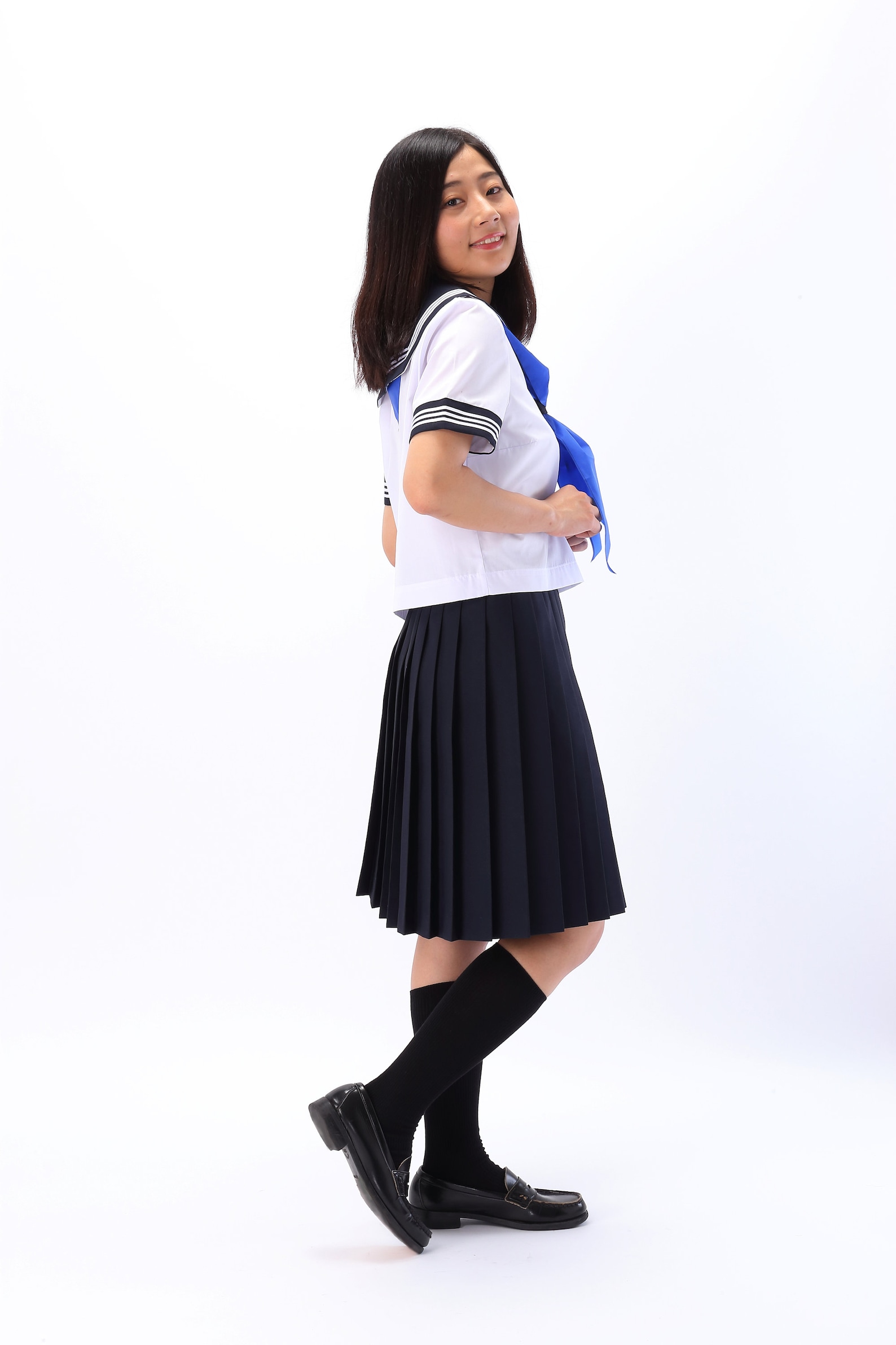 JK School Uniform SUMMER Short Sleeve B: Sailor Type Traditional ...