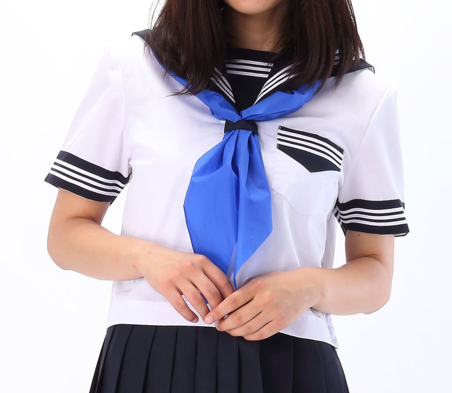 JK School Uniform SUMMER Short Sleeve B: Sailor Type Traditional ...