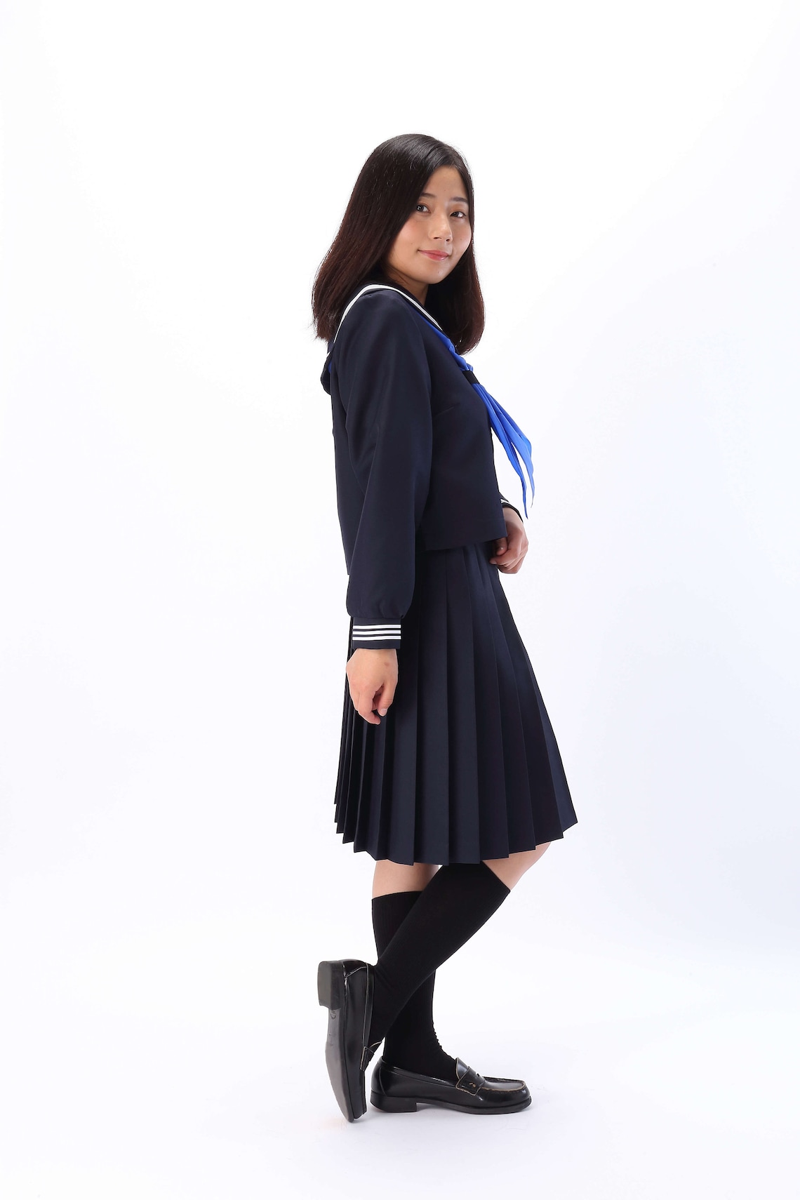 JK School Uniform WINTER: Sailor Type Traditional Japanese High School ...