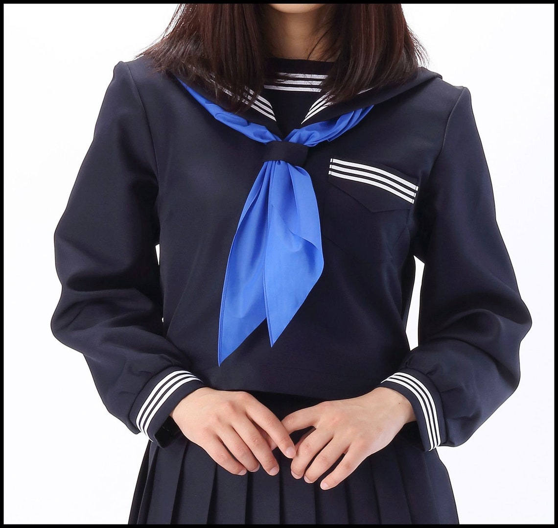 JK School Uniform WINTER: Sailor Type Traditional Japanese High School ...