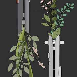 Ahsoka’s Lightsabers + Flowers - Etsy
