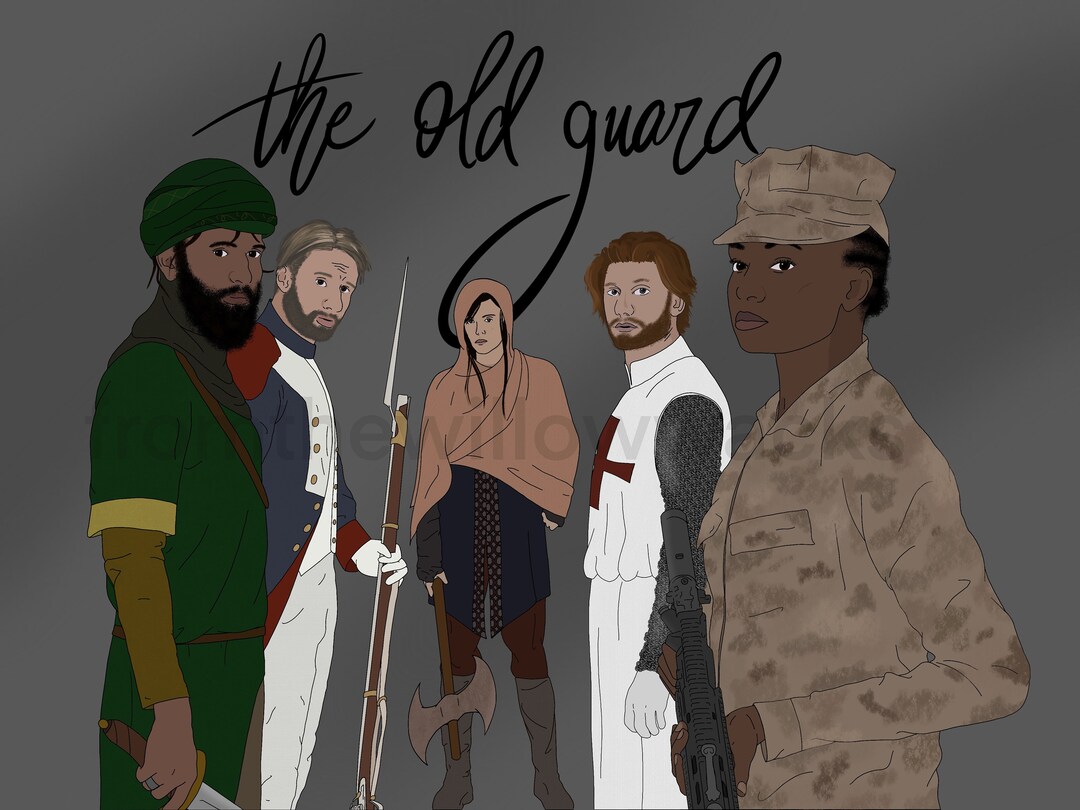 The Old Guard Art, Fanmade Digital Print, Framed - Etsy