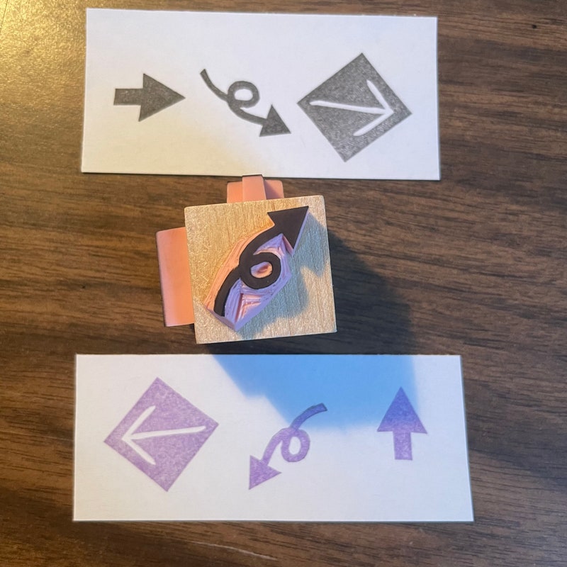 Arrow Rubber Stamp - Etsy