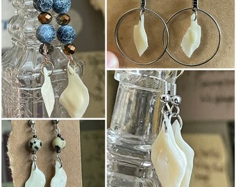 Real Gar Fish Scale on Silver-plated Brass Ear Cuff - Etsy