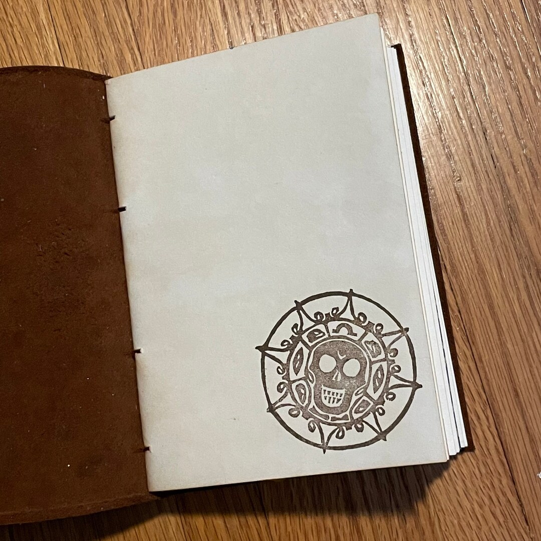 Pirates Journal, Pirates of the Caribbean blank book, themed journal ...