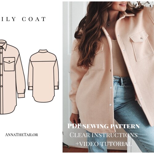 PDF Boxy Top Pattern Instant Download Beginner Sewing | Etsy