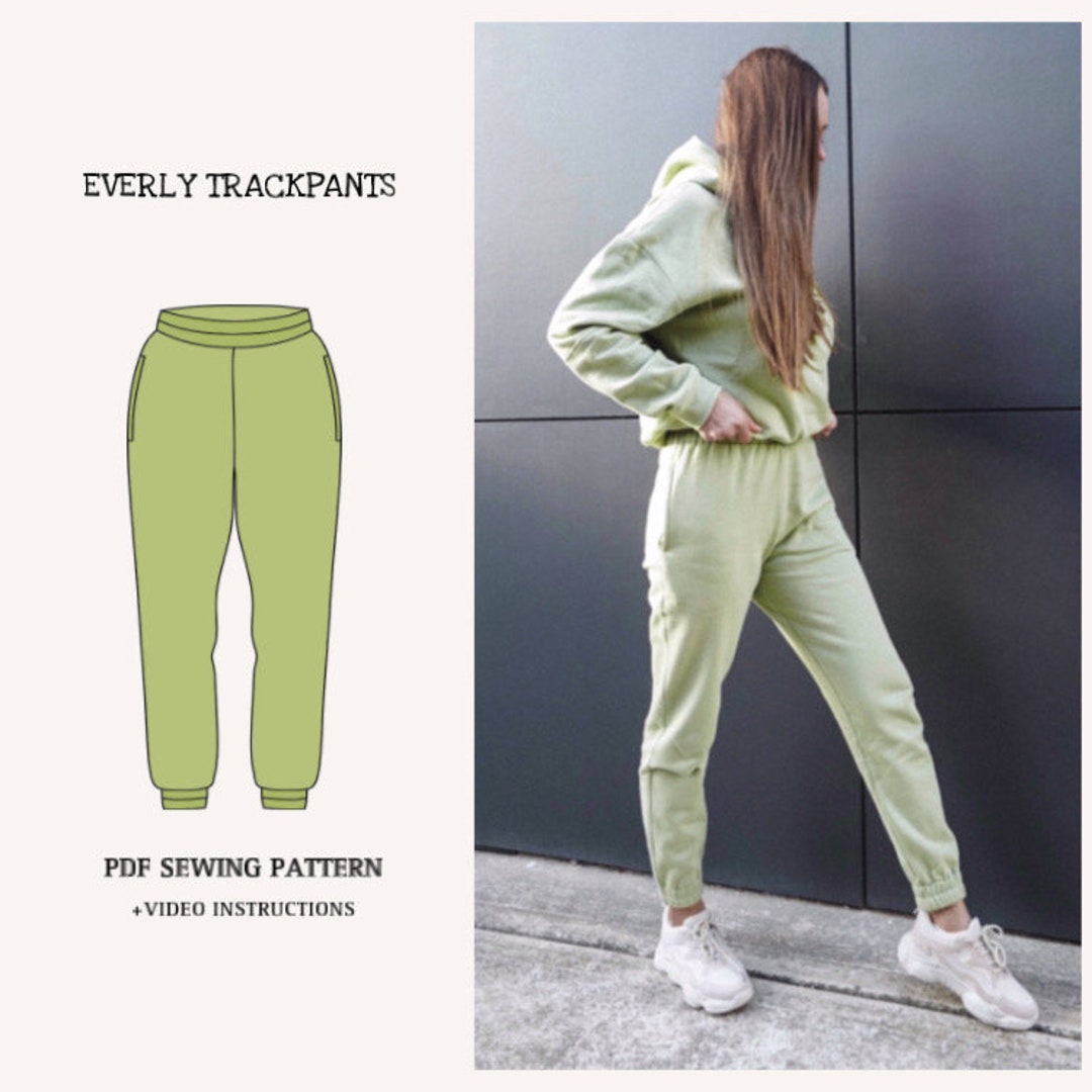 Everly Trackpants Printable Sewing Pattern A4 Pdf Digital - Etsy
