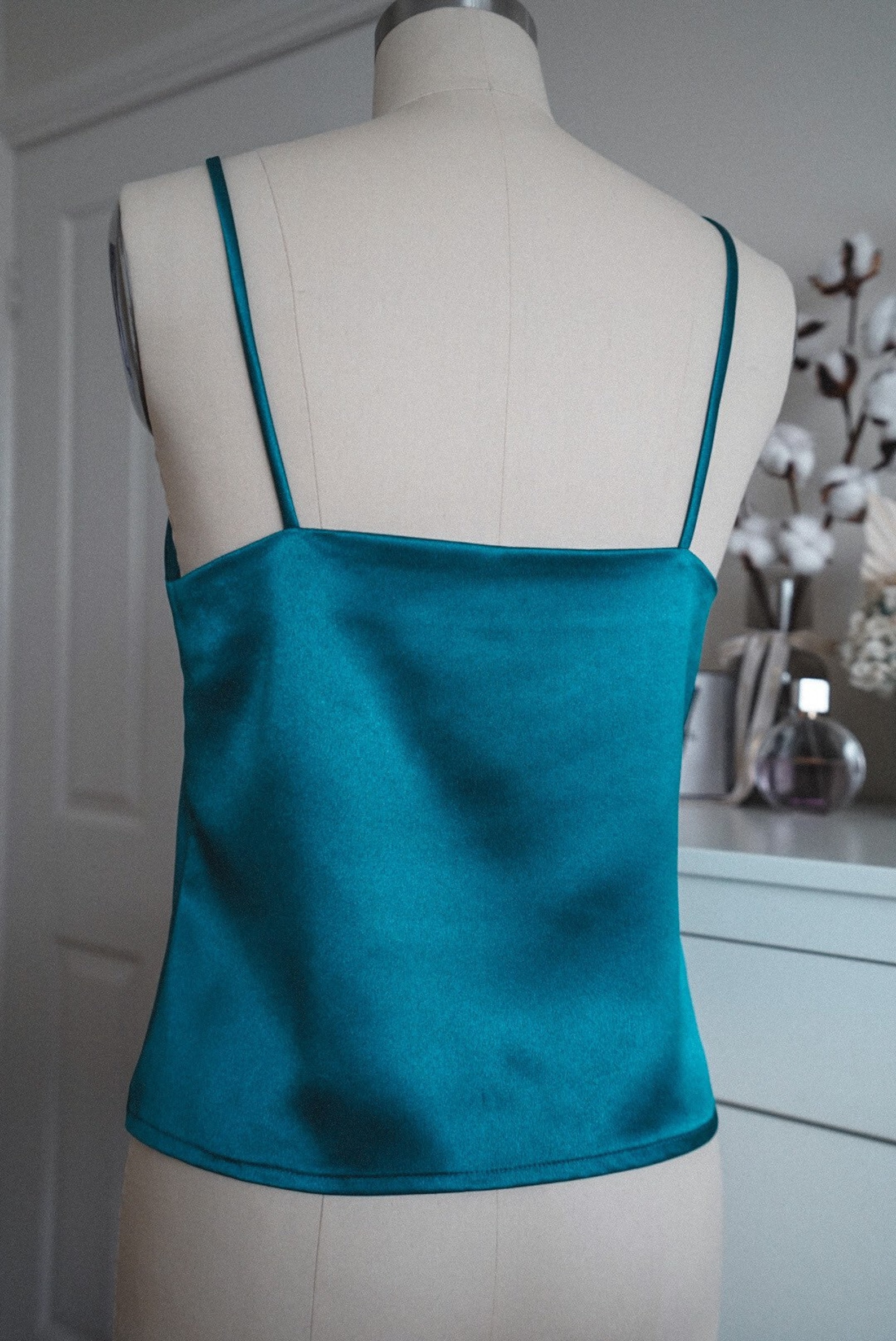 Courtney Cami Silk Slip Top Printable Sewing Pattern A4 Pdf | Etsy