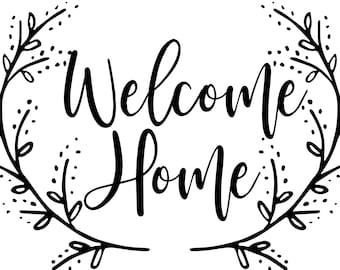 Welcome Home Printable Housewarming Gift Welcome Home Wall Art New Home ...
