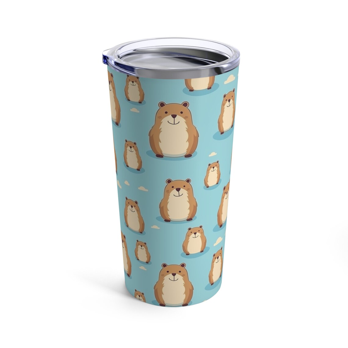 Cute Capybara Tumbler 20oz for Cold & Hot Drinks - Etsy