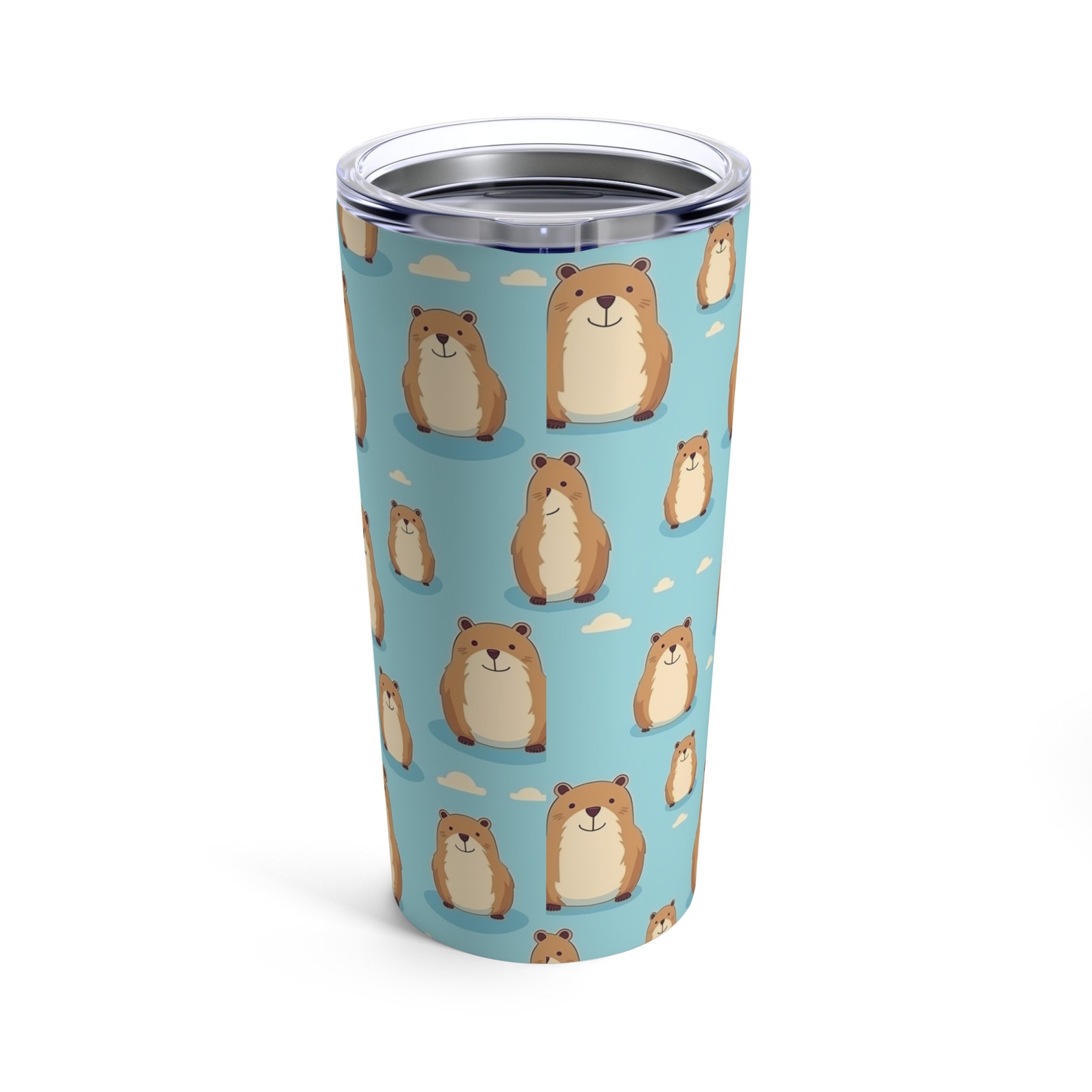 Cute Capybara Tumbler 20oz for Cold & Hot Drinks - Etsy