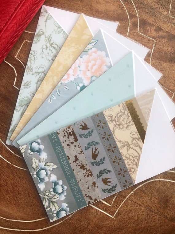 Laminated cash envelopes Great for planner Wallet binder- zip wallet ...