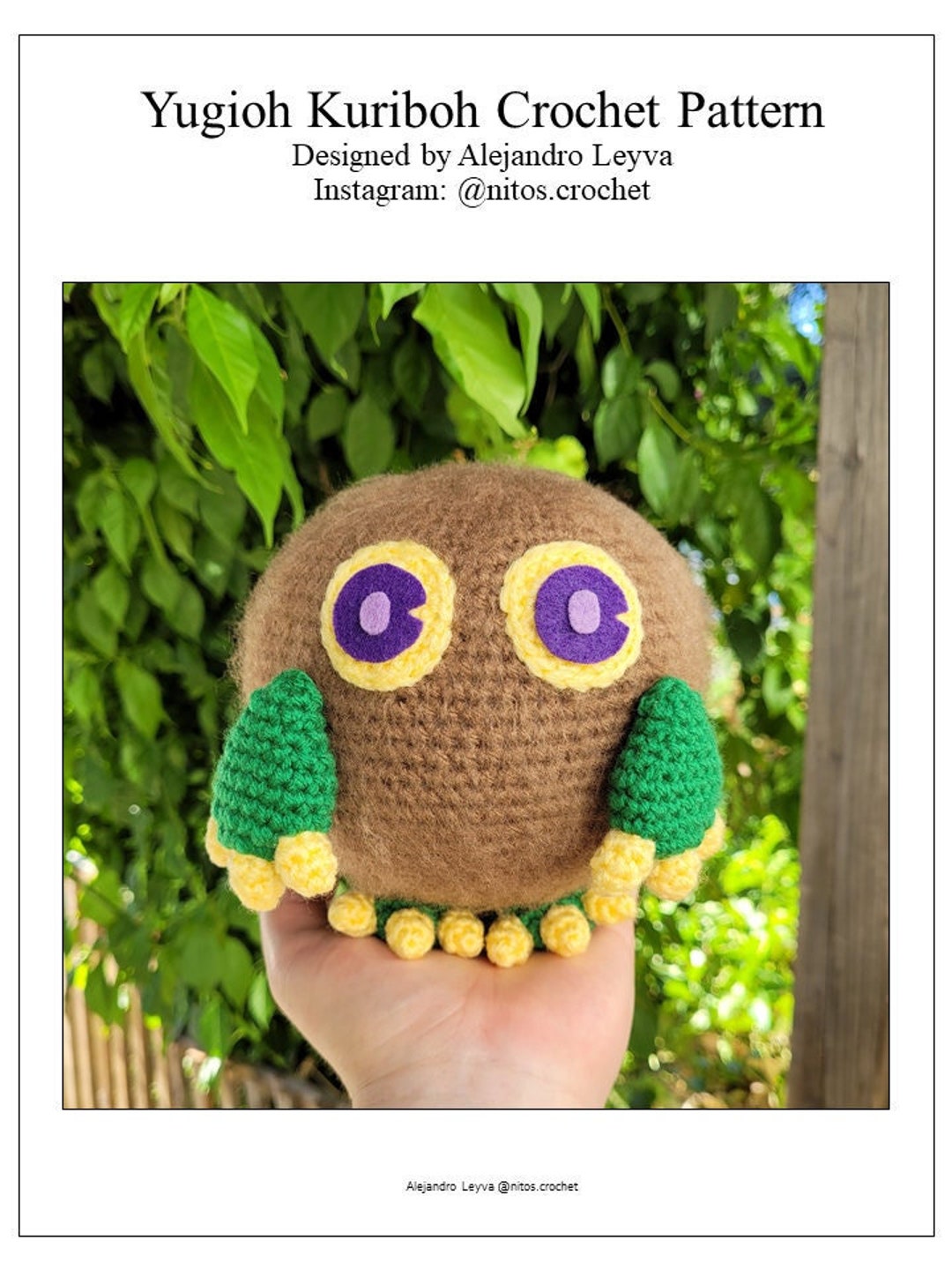 Crochet Pattern Only | Yu-gi Inspired Monster Crochet | Amigurumi ...