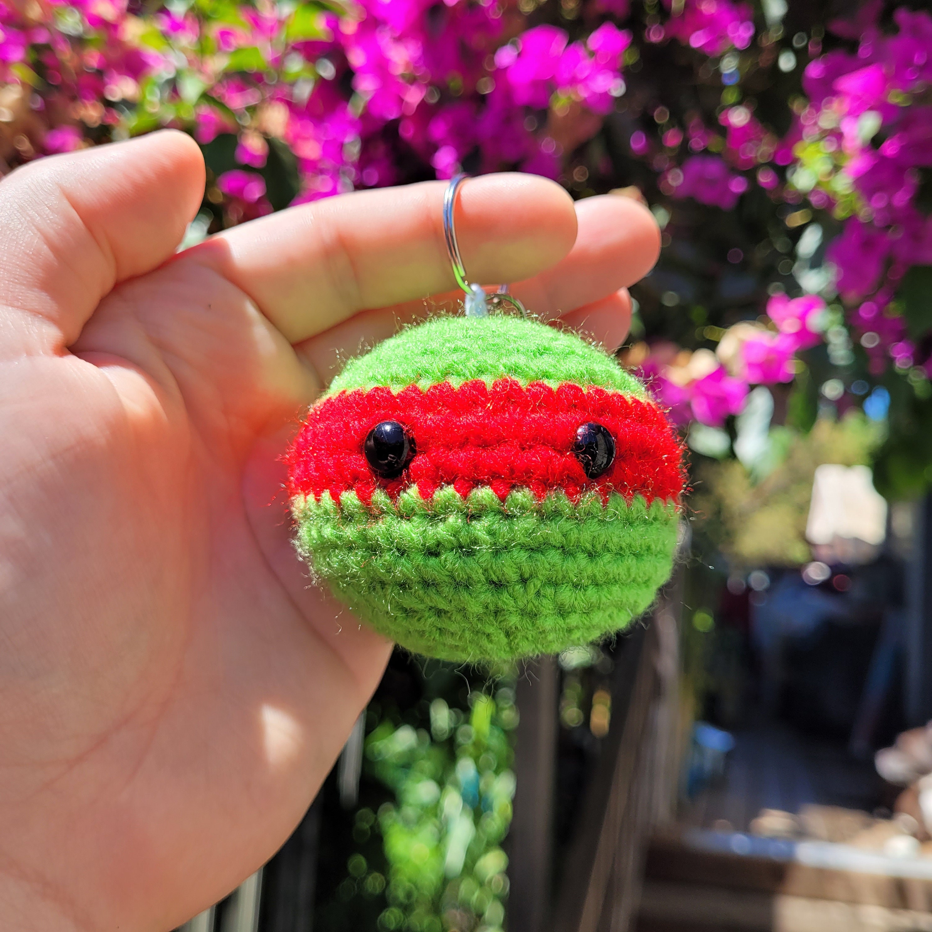 90s Cartoon Inspired | Turtle Crochet Keychain | Amigurumi Chibi Plush ...