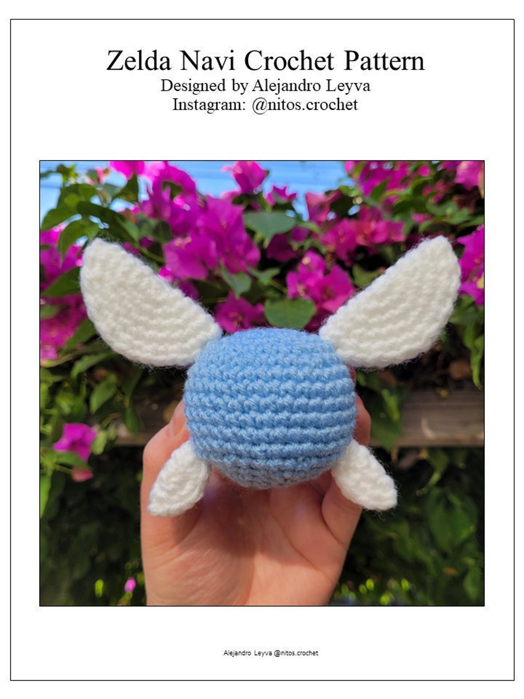 Pattern Only | Zelda Fairy Inspired | Large Navi Crochet | Amigurumi ...