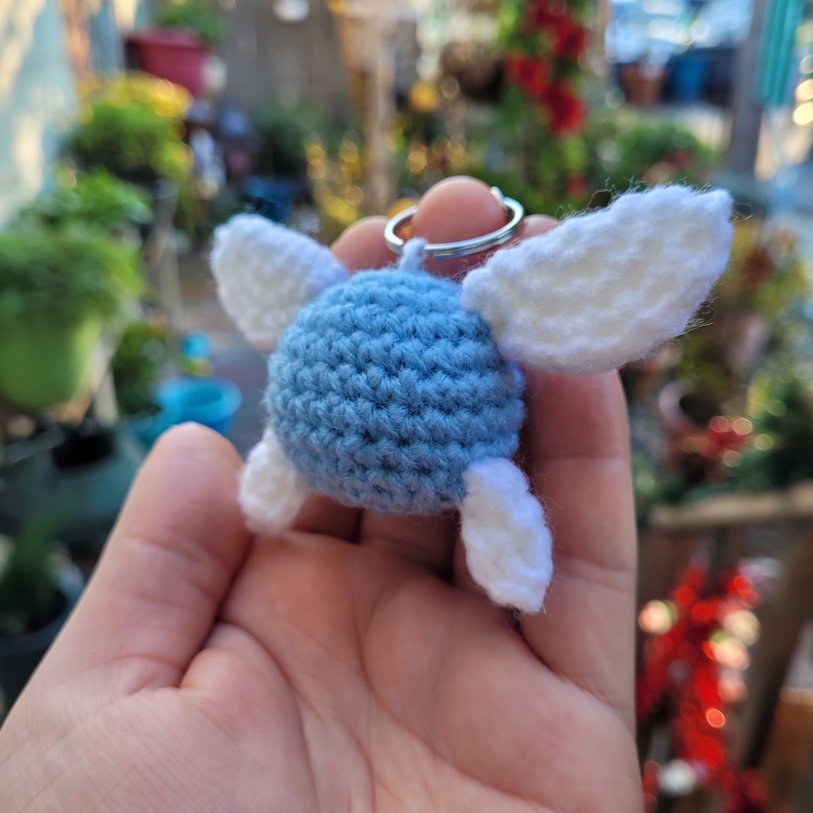Zelda Inspired | Navi Fairy Crochet Keychain | Amigurumi Yarn Plush ...