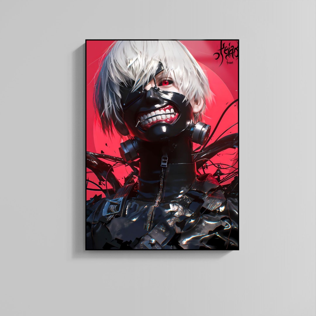 Kaneki Ken POSTER PRINT Anime Fan Art Anime Gift Tokyo Ghoul - Etsy