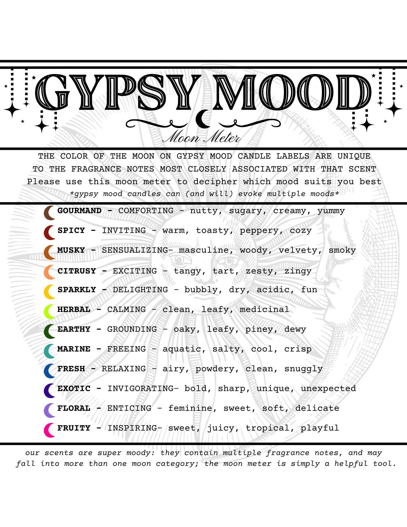 OG: ORIGINAL GYPSY Gypsy Mood 10 Oz. Soy Candle - Etsy