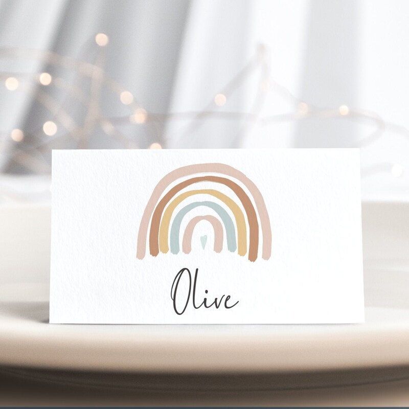 Boho Place Card - Etsy