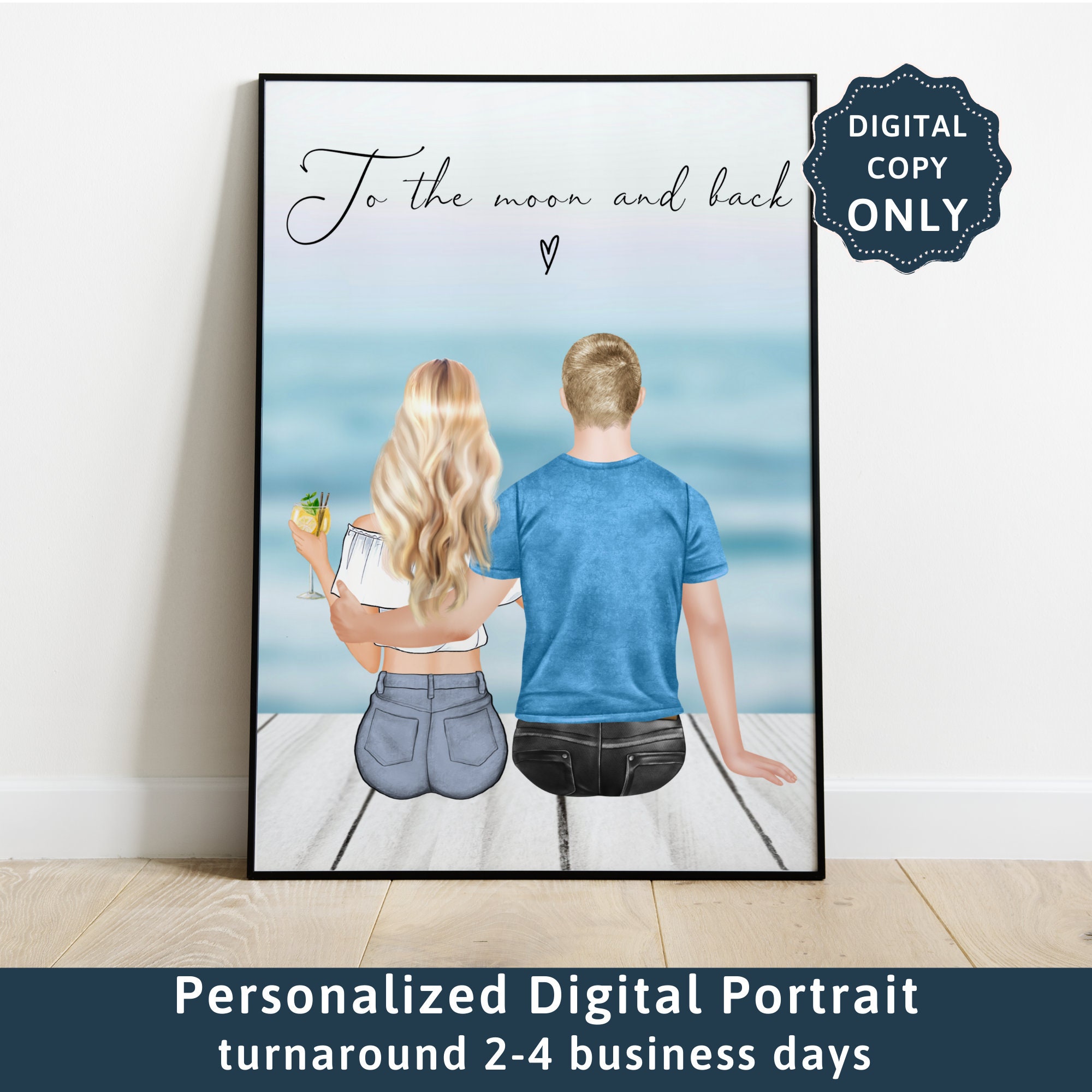 Personalized Couple Print Couple Gifts Valentines day gift | Etsy