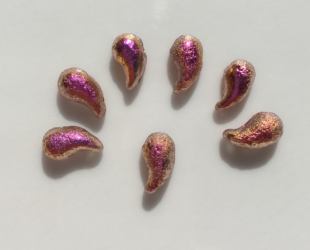 50 Pcs Zoliduo Bead Left Crystal Etched Sunset 2 Hole Glass - Etsy