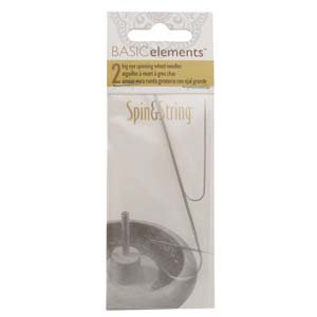Big Eye Spinnig Wheel Needle Set, 2 Needles in a Pack, Basic Elements ...