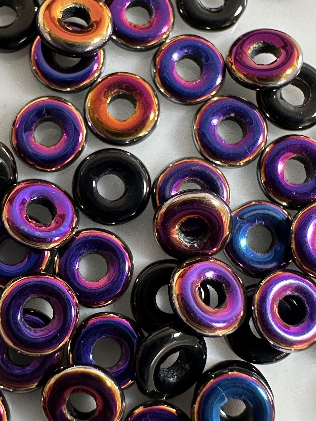 O Beads Jet Sliperit, 5g, 1 Hole, 1x4mm, Seed Beads - Etsy