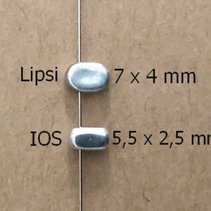 Lipsi Par Puca® Beads Dark Green Light Matte, 2 Holes, 7x4mm, Czech ...