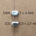 Lipsi Par Puca® Beads Dark Green Light Matte, 2 Holes, 7x4mm, Czech ...
