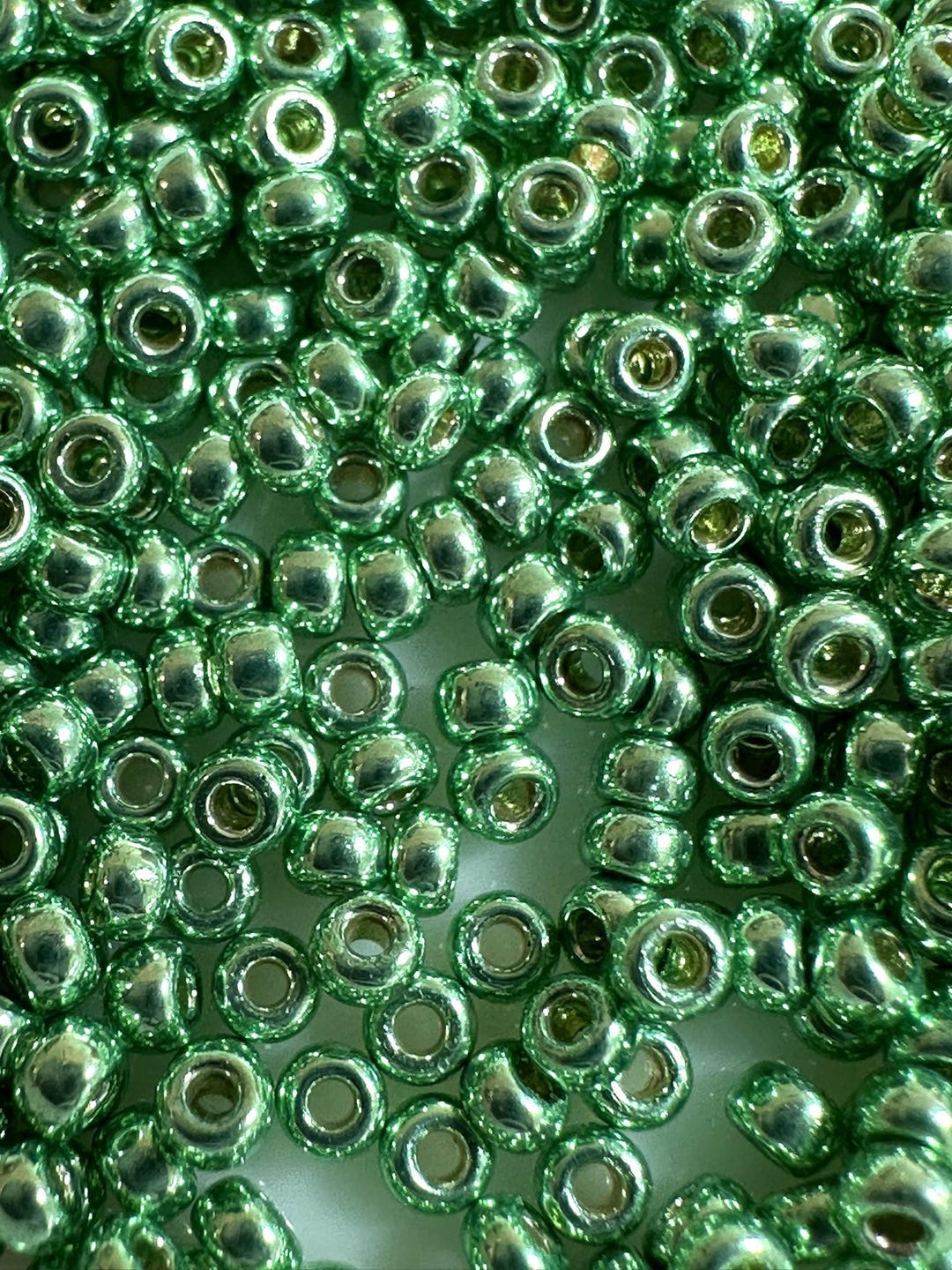 11/0 Duracoat Galvanized Dark Mint Green, Miyuki Rocaille Round Seed ...