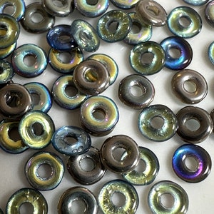 O Beads Crystal Graphite Rainbow, 5g, 1 Hole, 1x4mm, Seed Beads - Etsy