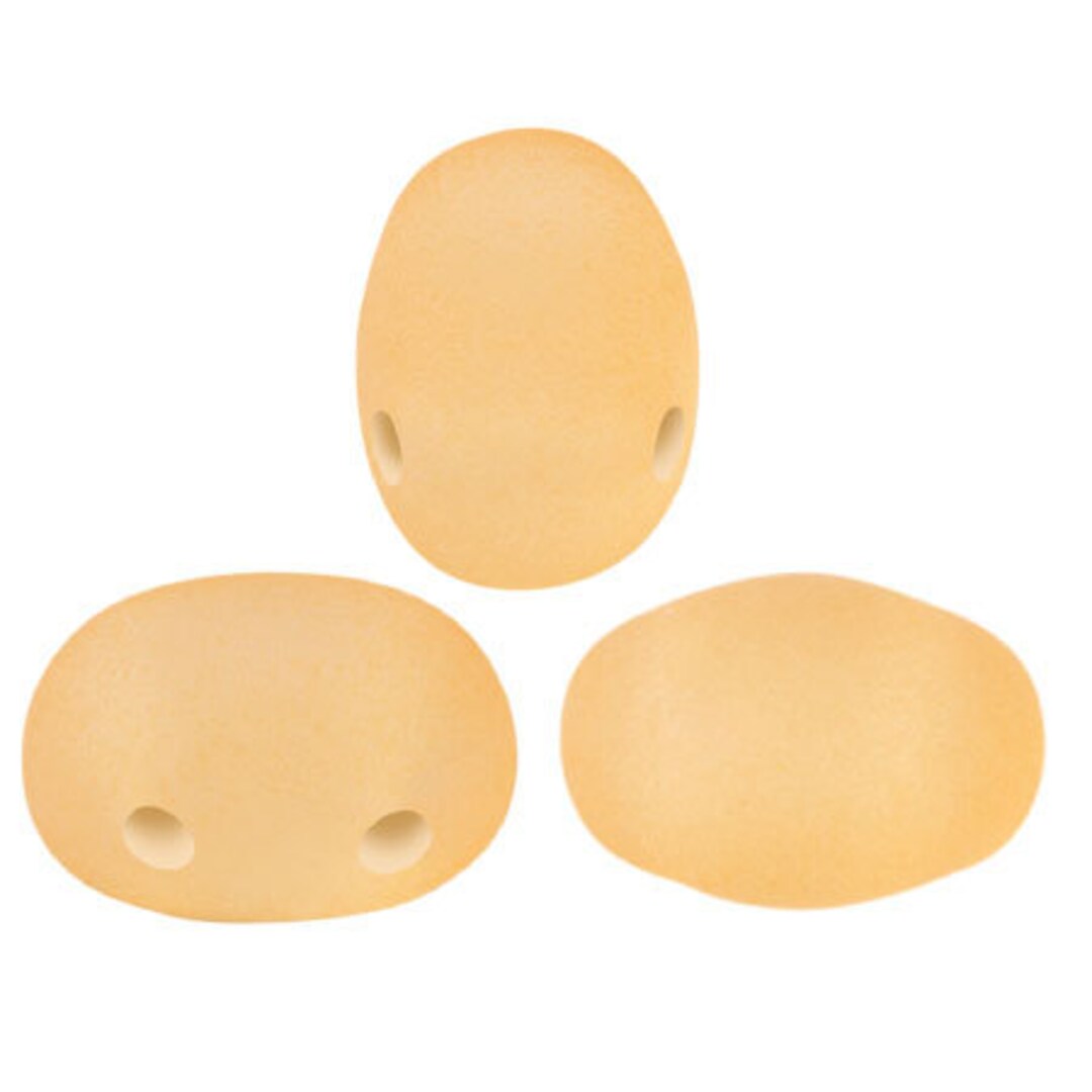 La Divine Translucent Sunshine Matte Samos Par Puca® Beads, 2-hole ...
