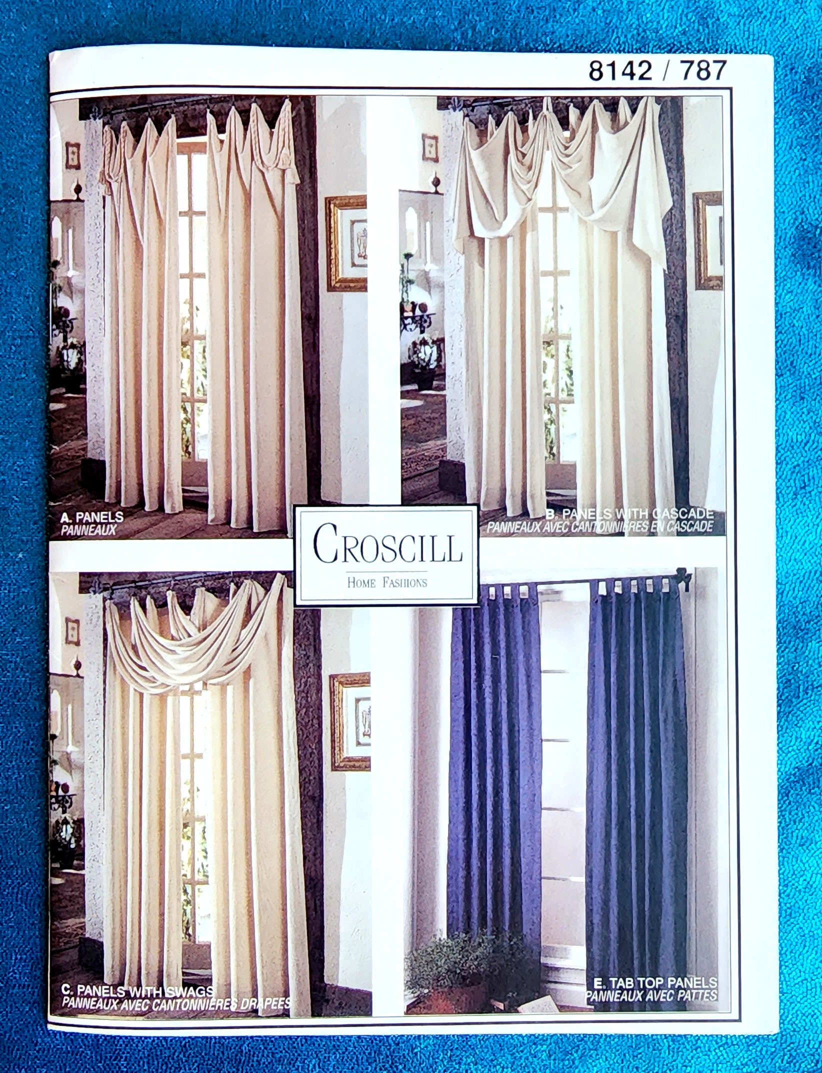Croscill Home Fashion Window Treatments Sewing Pattern Mccall's 8142 ...