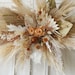 Rust Orange/dusty/burnt Orange Dried Flowers Wedding Arch,flower Swag ...