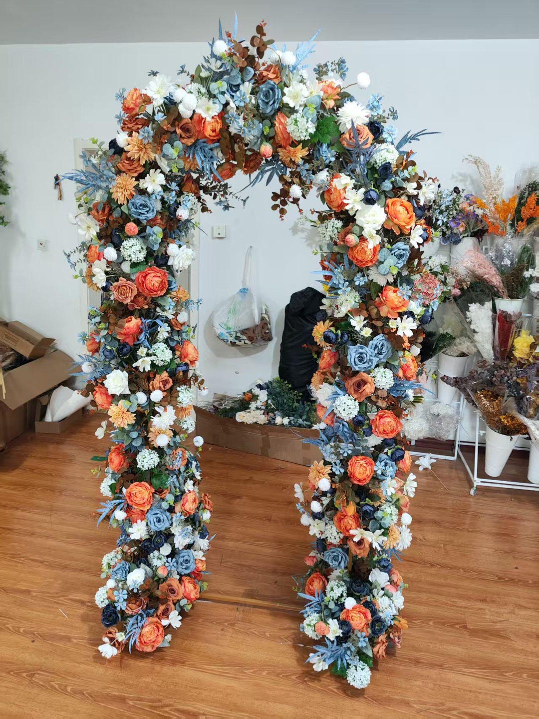 Customized Full Flower Walk Through Arch - Etsy