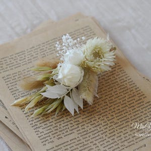 Bohemian Straw Flowers Wedding Boutonniere,groomsmen Pin,bridegroom ...