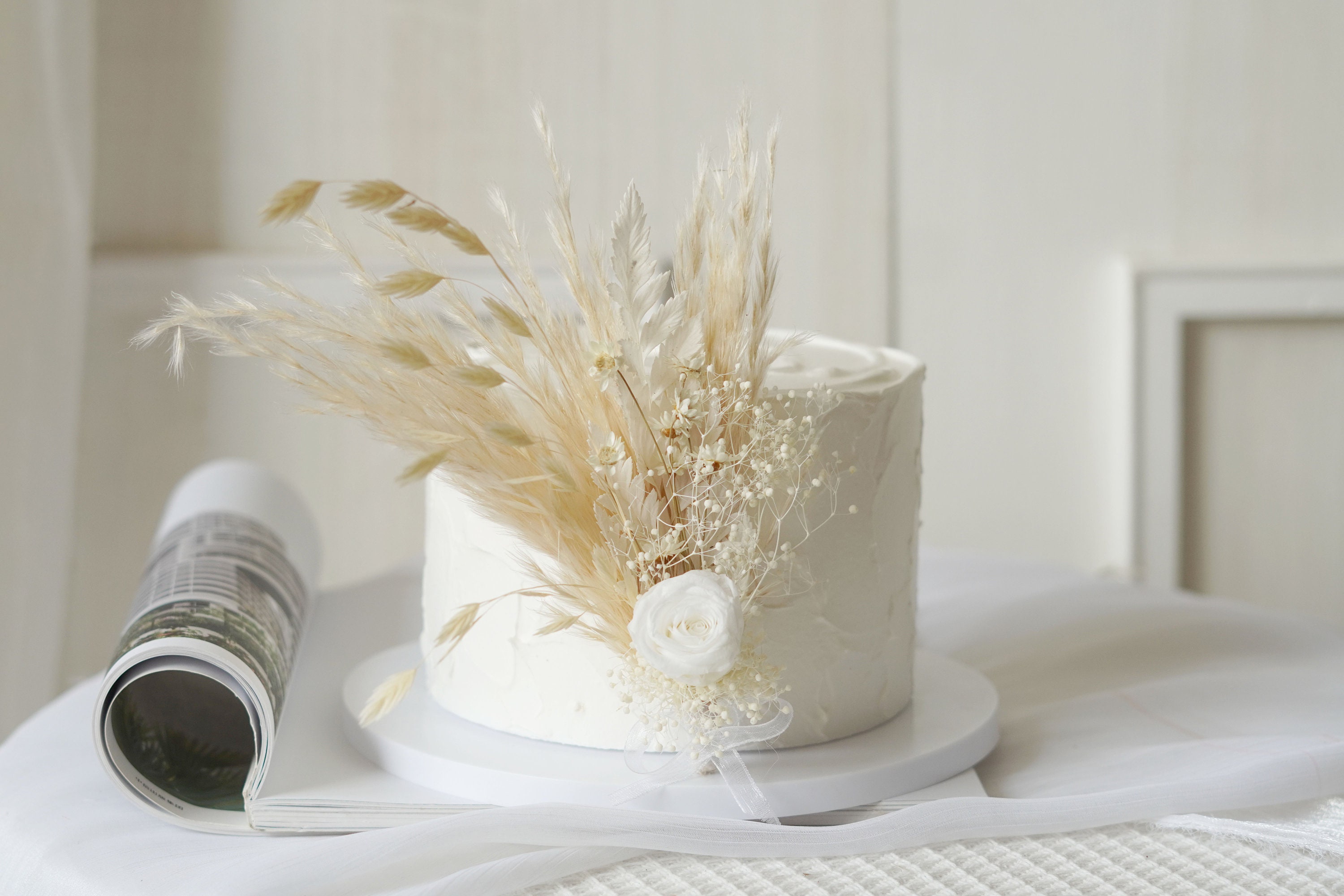 Dried Flowers Cake Topper Dried Flowers Cake Topper Cake - Etsy