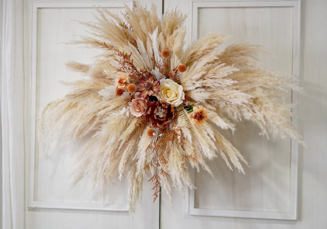 Rust Orange/dusty/burnt Orange Artificial Flower Wedding - Etsy