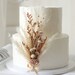 Rust Orange/burnt Orange Topper Dried Flowers Cake Topper Cake Topper ...