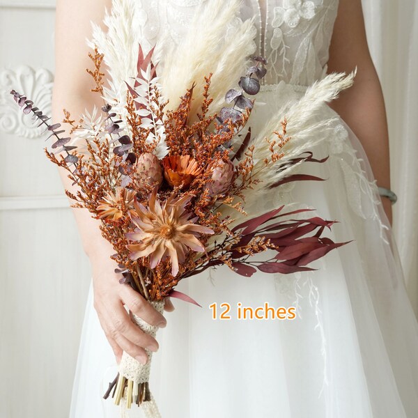 Rust Bridal Bouquet - Etsy