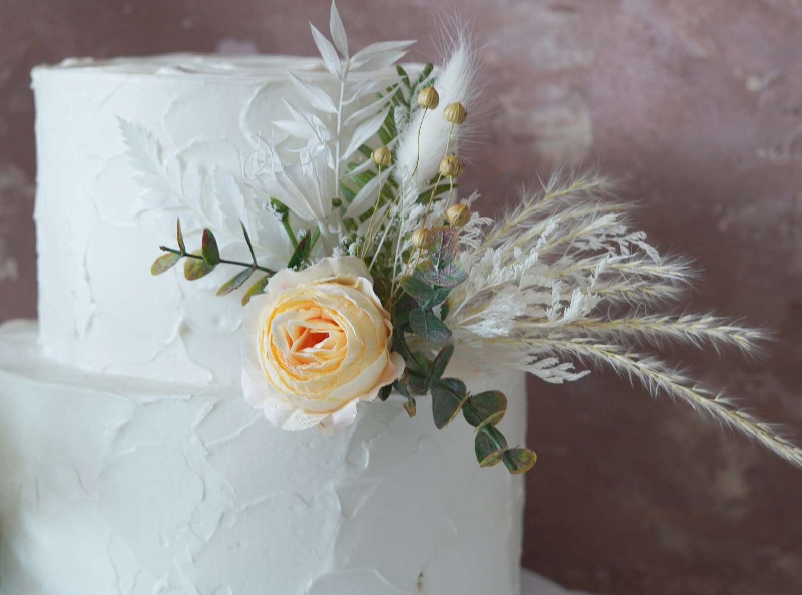 Topper Dried Flowers Cake Topper - Cake Topper, Dried Flowers Cake ...