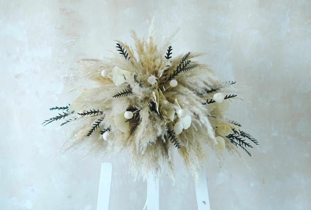 Pampas Grass Dried Natural Flowers Wedding Arch,dried Flower Arch ...