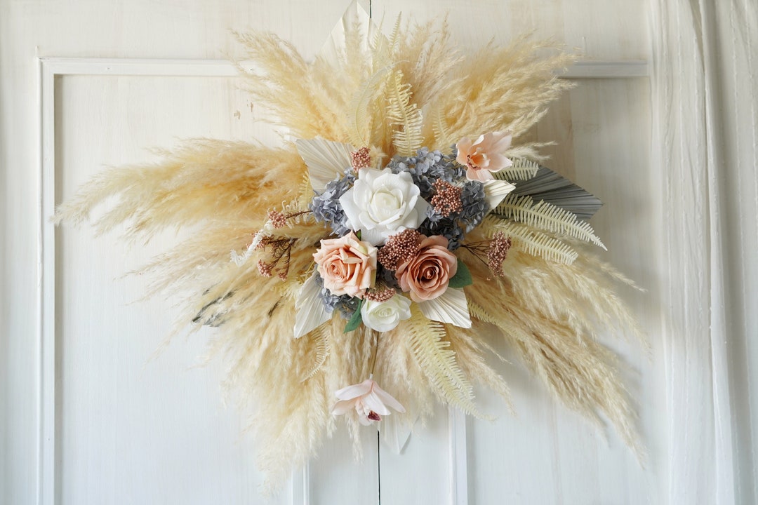 Preserved Bouquet Dried Flowers Wedding Arch,dried Flower Arch, Silk ...