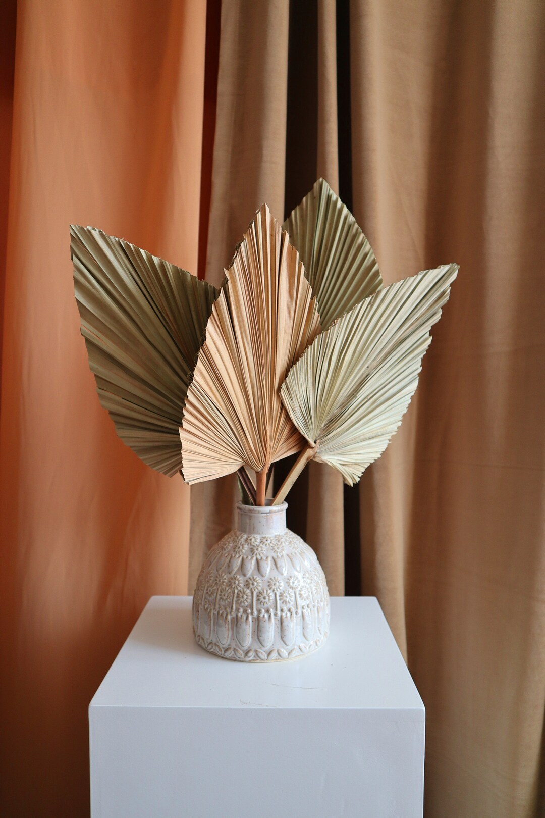 Palm Leaves, Large Dried Palms, Dried Palm Leaves, Bleached Palm Leaves ...