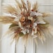 Rust Orange/dusty/burnt Orange Dried Flowers Wedding Arch,flower Swag ...