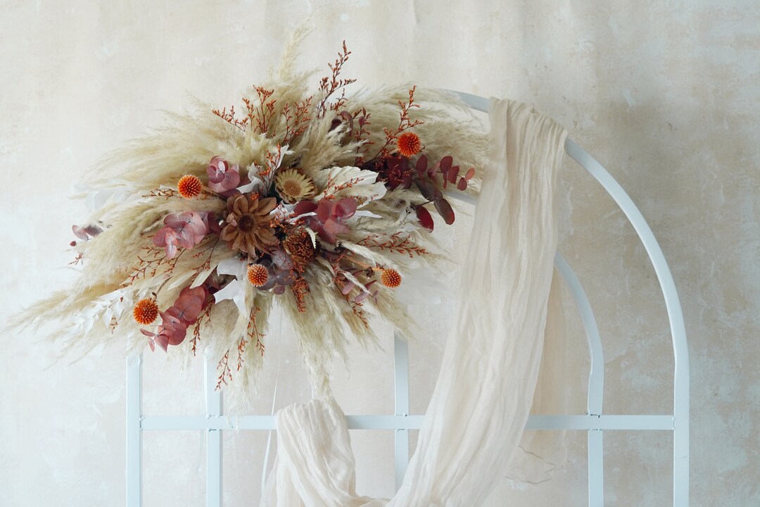 Preserved Bouquet Dried Flowers Wedding Arch,dried Flower Arch, Flower ...