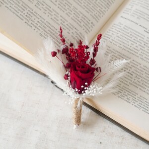 Bohemian Dried Straw Flower Wedding Boutonniere,groomsmen Pin ...