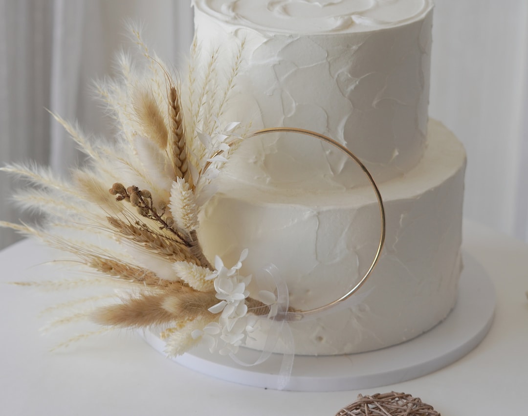 Dried Flowers Cake Topper Dried Flowers Cake Topper Cake - Etsy