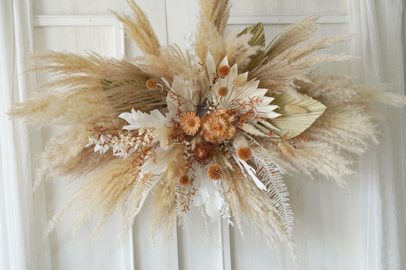 Rust Orange/dusty/burnt Orange Dried Flowers Wedding - Etsy